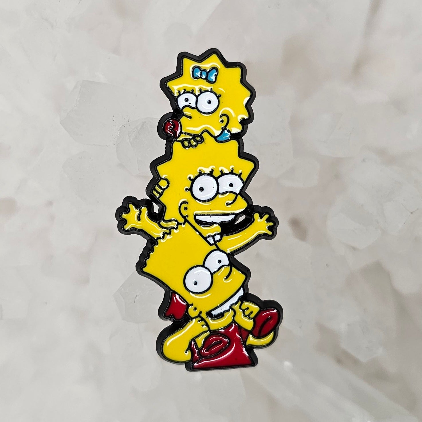Bart Lisa Maggie Simpson 90s Cartoon Tv Enamel Pins Hat Pins Lapel Pin ...