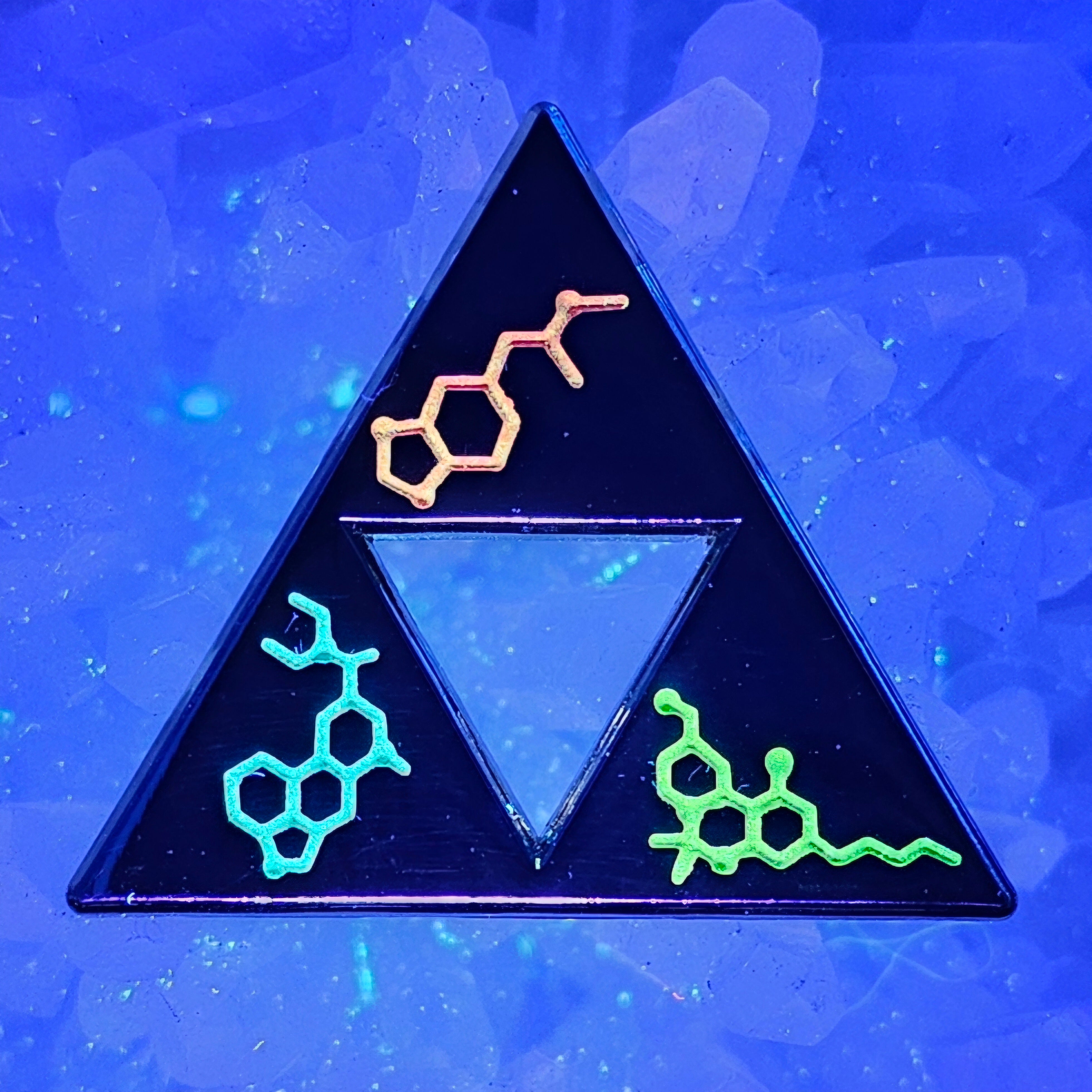The Legend of MDMA THC LSD Molecules Zelda Trippy Triforce Video Game ...