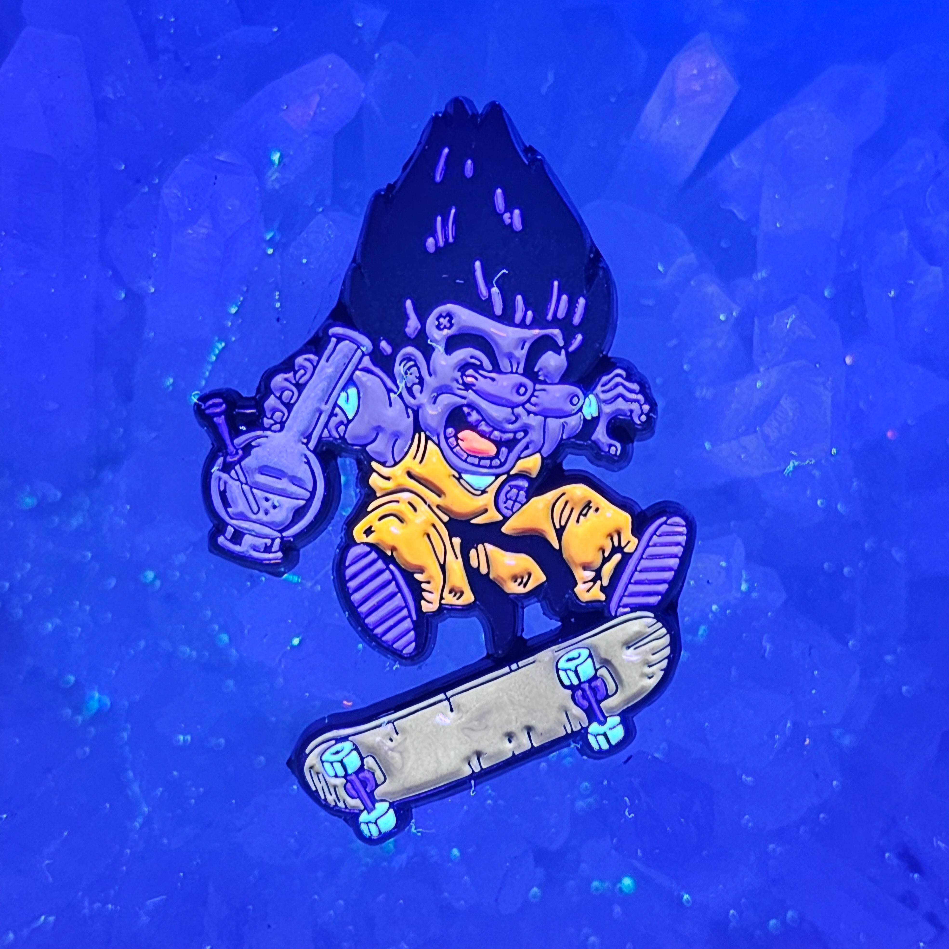 Skateboard Stoner Gohan Goku Dbz Dragon Ball Weed Anime Enamel Pins Ha ...
