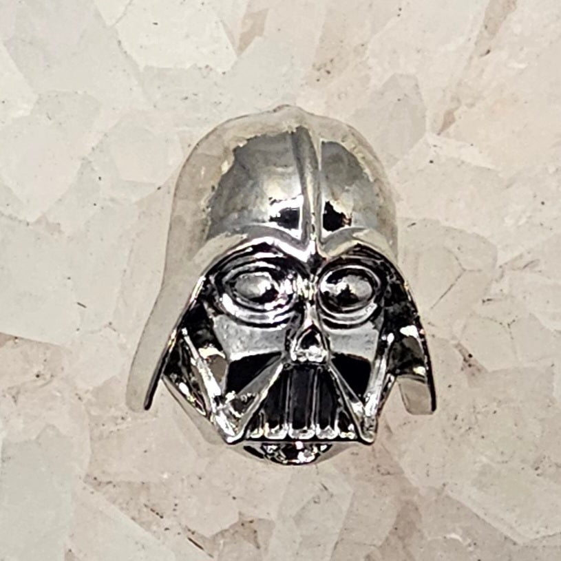 3D Lord Vader Helmet Star Sith Wars Silver Enamel Pins Hat Pins Lapel ...