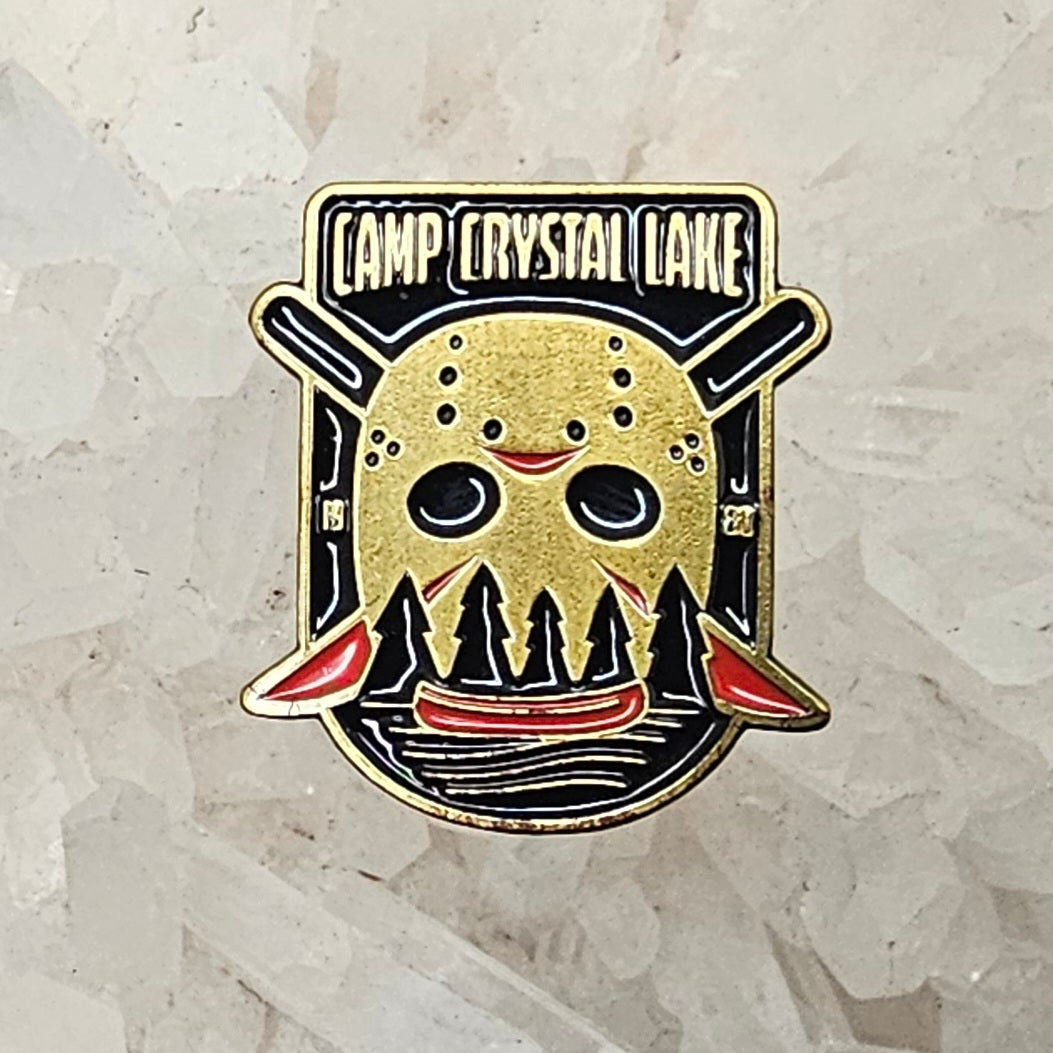 Camp Crystal Lake Friday Jason The 13th Horror Slasher Enamel Pins Hat ...