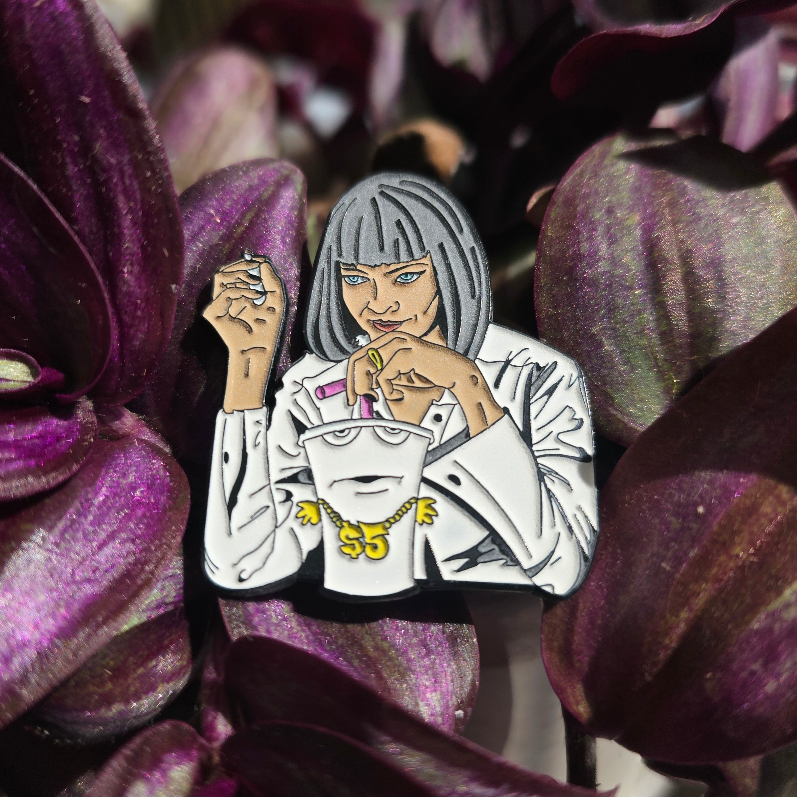 5 Dollar Shake Mia Wallace Pulp Aqua Teen Fiction Force Uma Thermin 90 ...