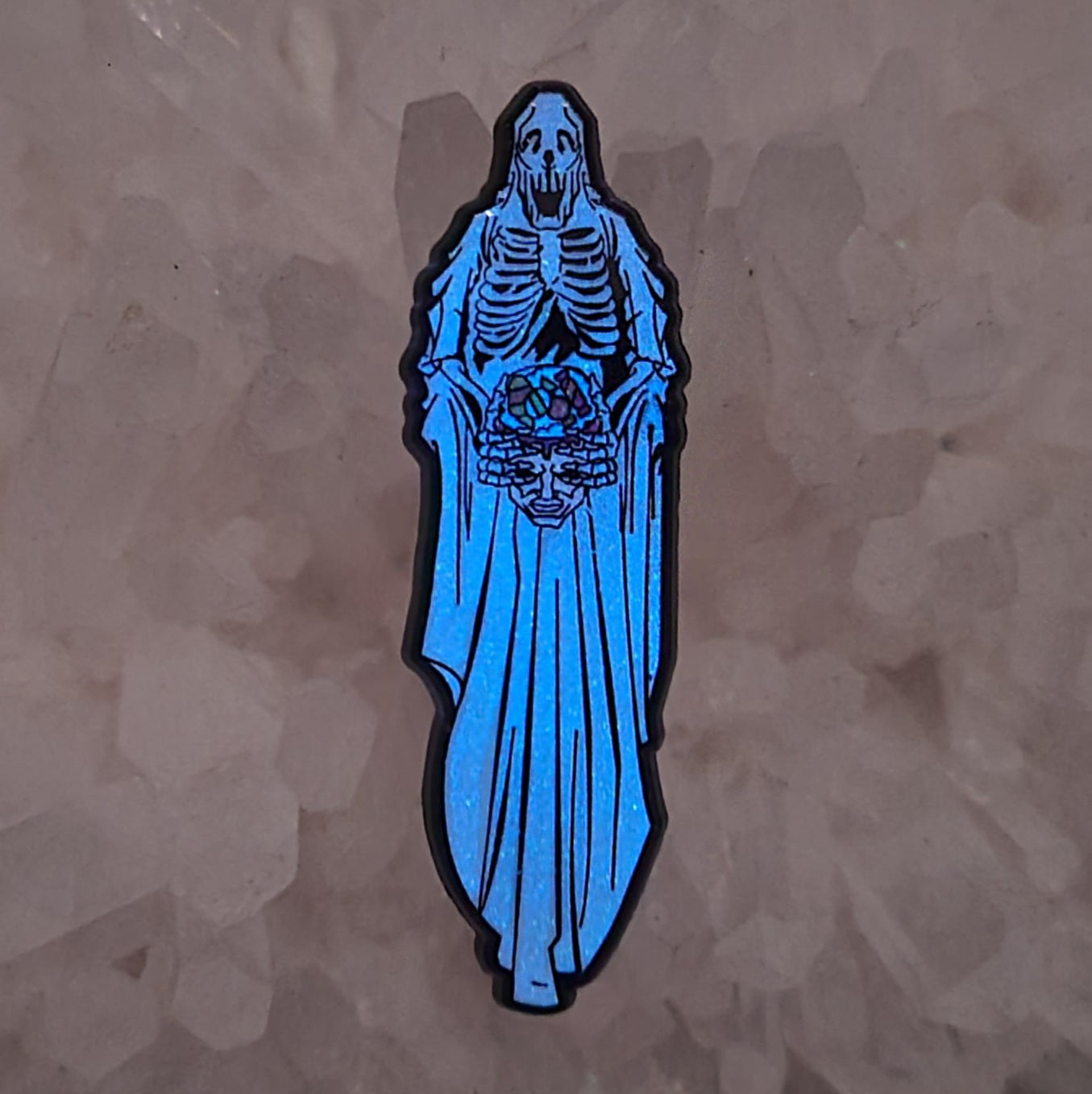 Creepy Ghoul Decapitated Ghost Horror Glow Enamel Pins Hat Pins Lapel ...