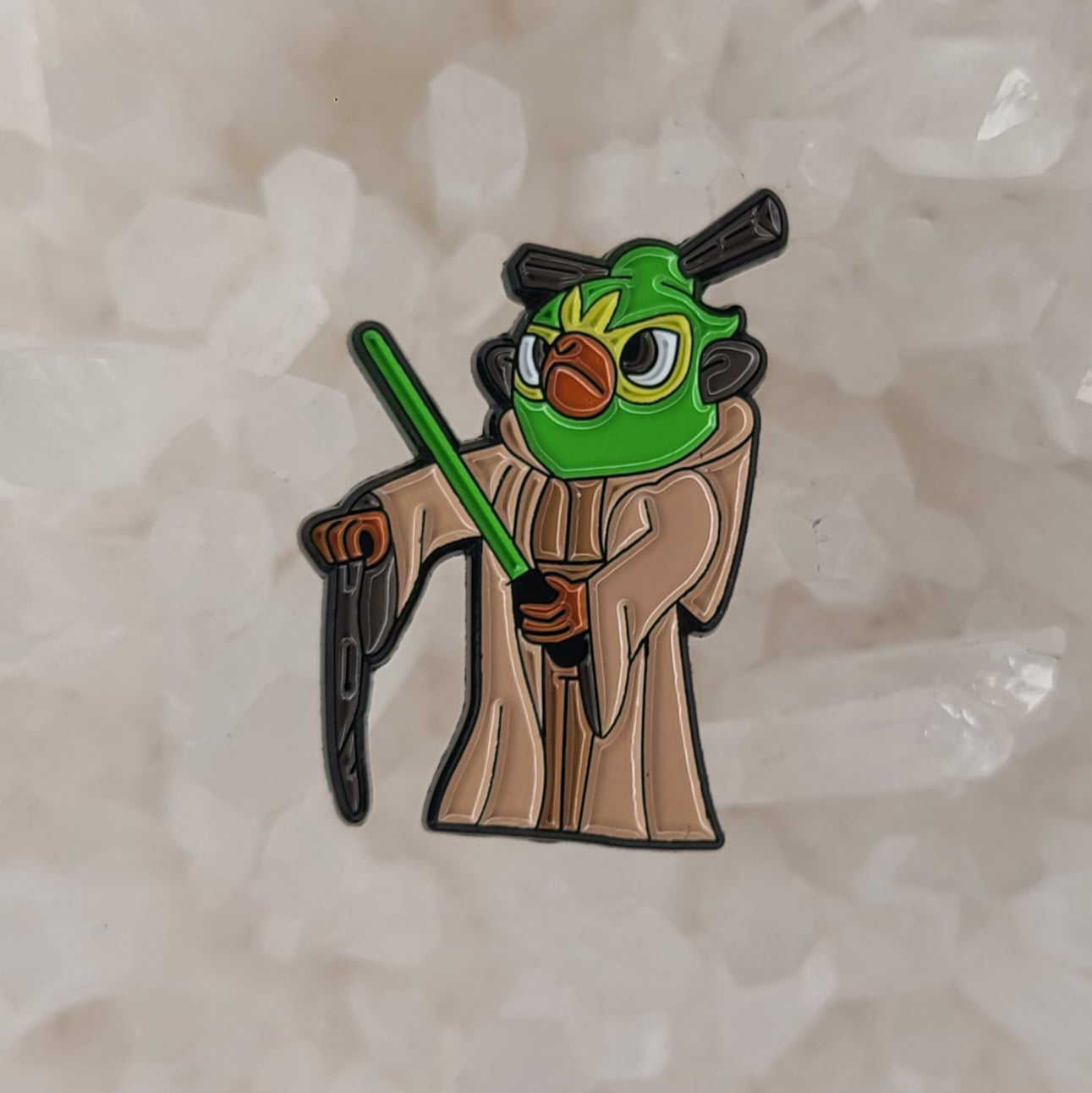 Poke Wars Pin Series Thwackey X Yoda 90s Cartoon Video Game Enamel Hat ...