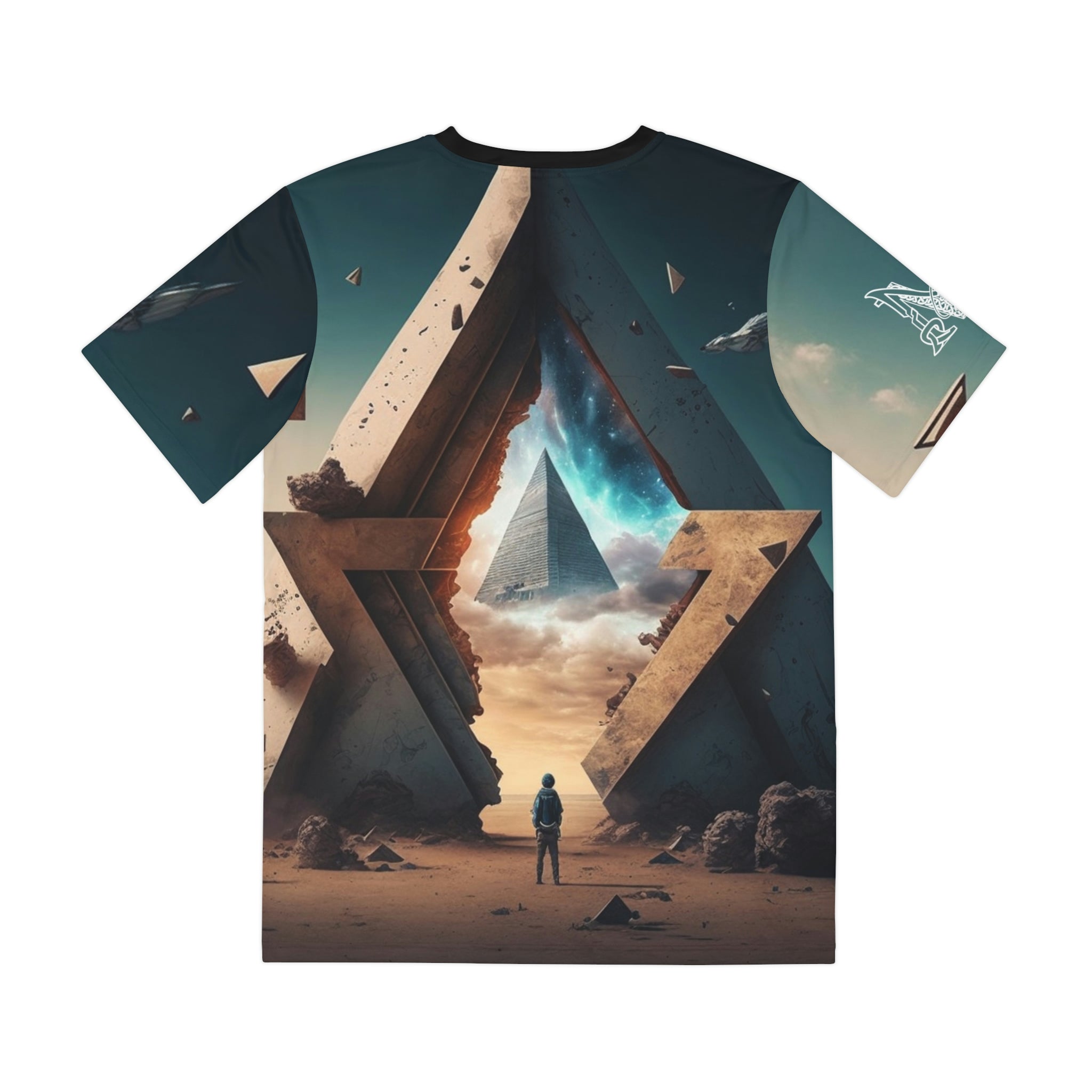 Portal Pyramid Ascension Egyptian Star Gate Men's Polyester Tee (AOP ...