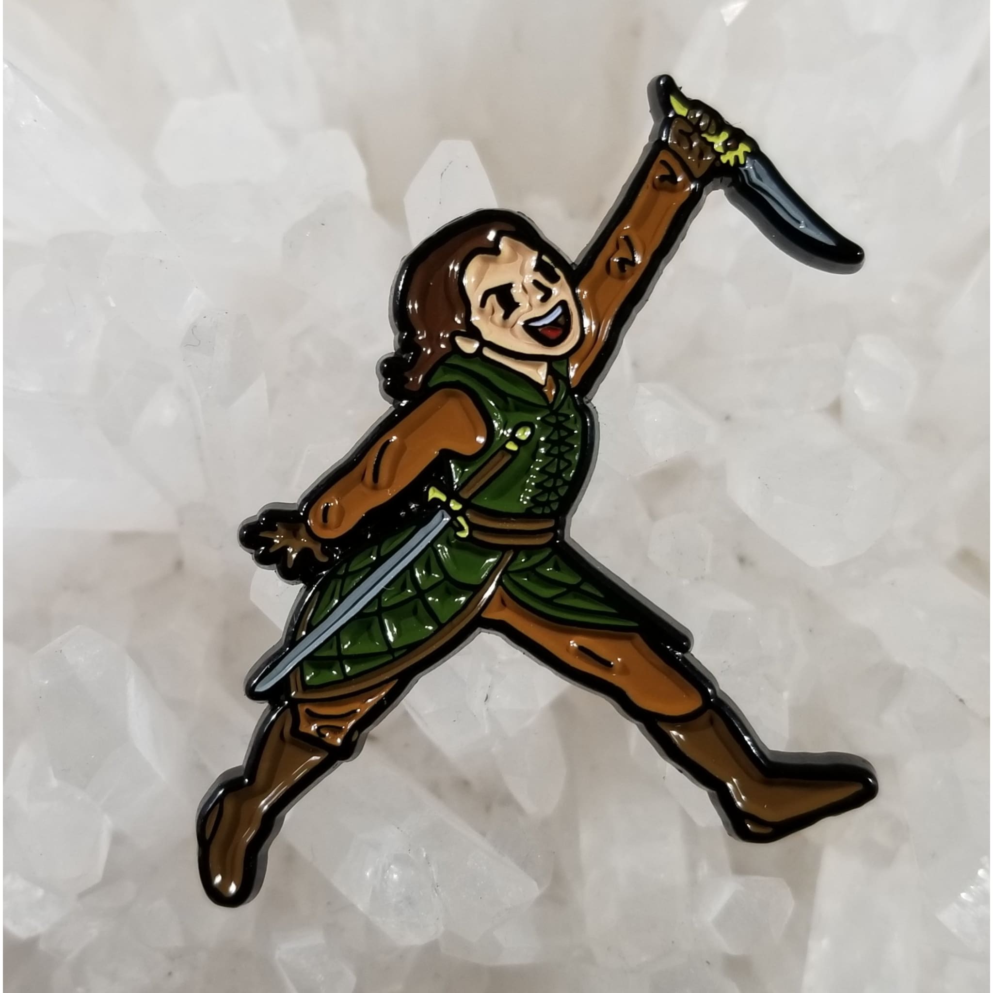 Game of Arya Stark Thrones Jordan Jump Man Mashup Enamel Pins Hat Pins ...